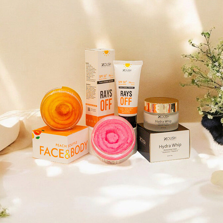 Star Deal (Moisturizer + Rays Off Sunscreen + Cotton Candy + Peach Sou ...
